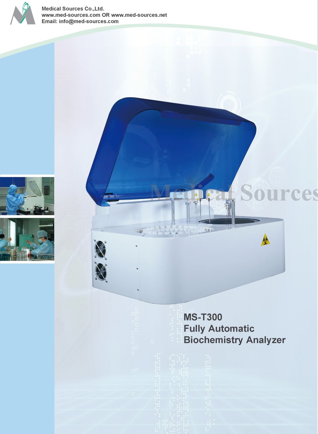 (MS-T300) Lab Use Fully Automatic Biochemical Analyzer - Buy Analyzer ...